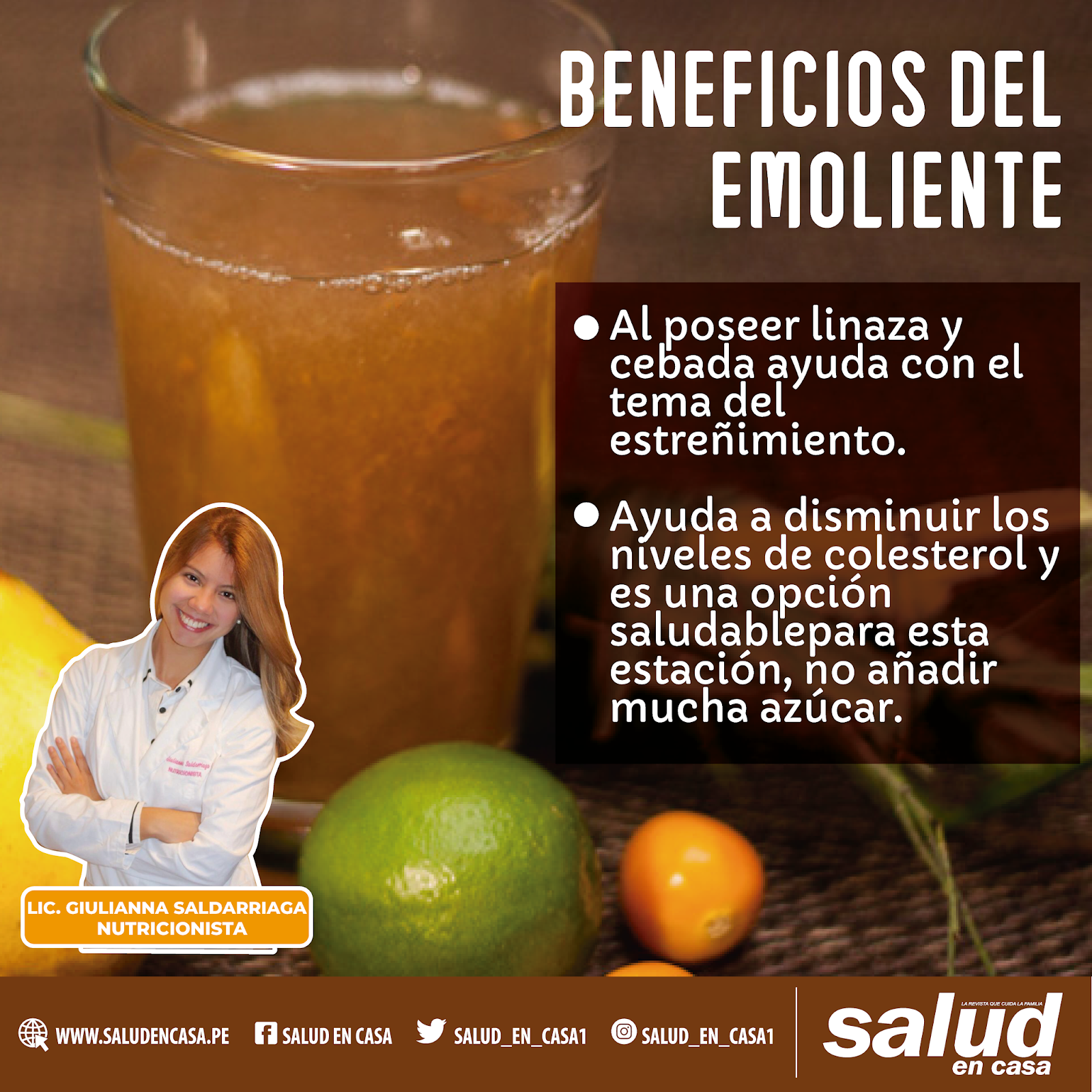 Descubre los beneficios escondidos del emoliente - Salud en Casa Perú