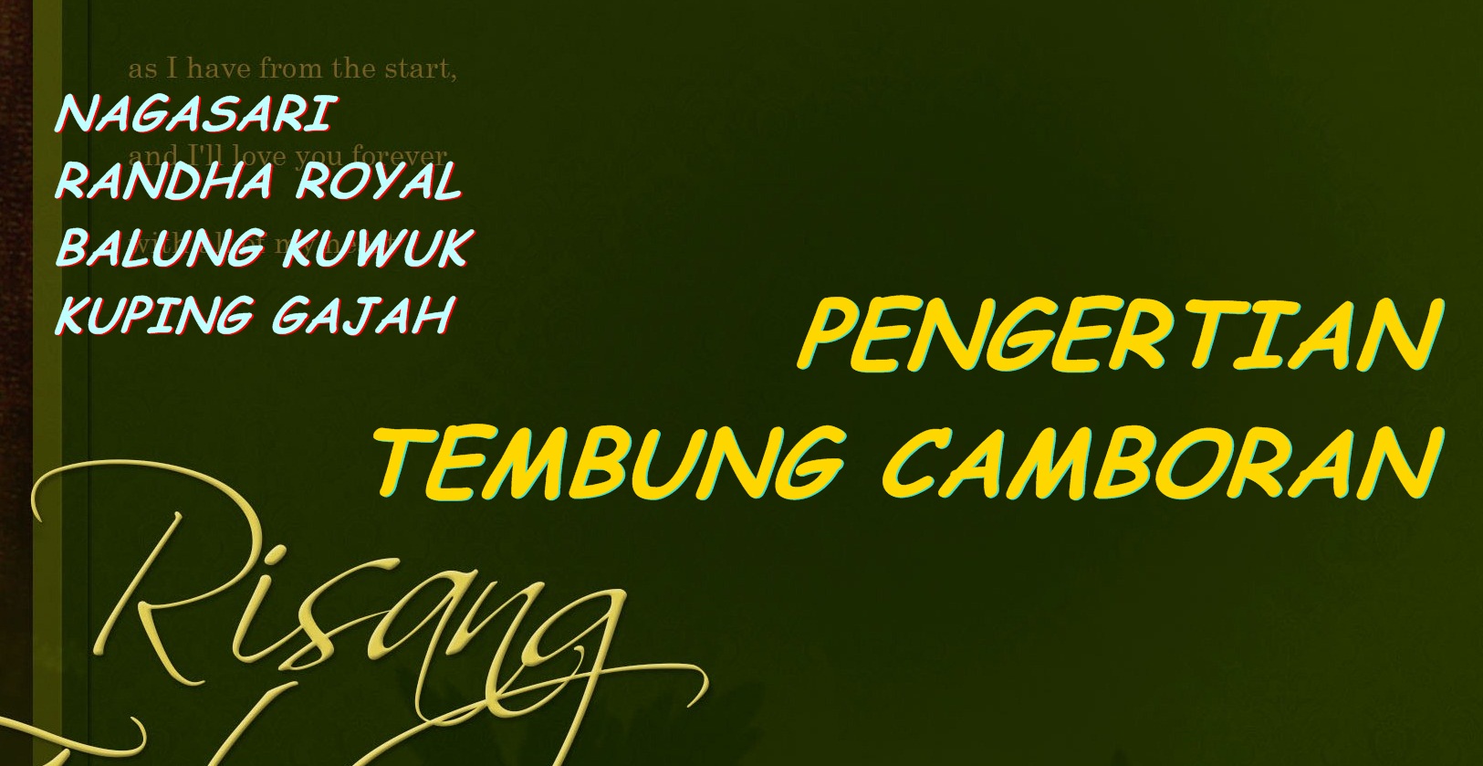 PENGERTIAN TEMBUNG CAMBORAN ~ MATERI BAHASA JAWA DAN SEJARAH
