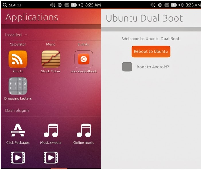 Canonical test dual boot Ubuntu App for Android | Net4Tech
