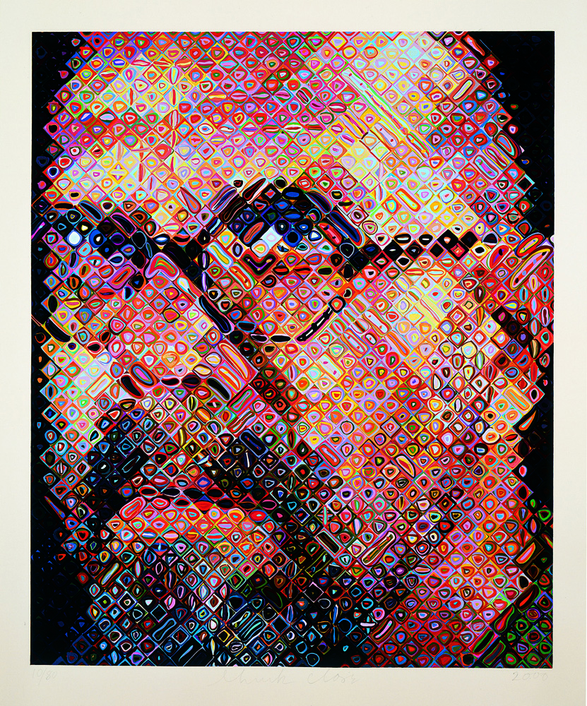 CHUCK CLOSE PATTERN PORTRAITS
