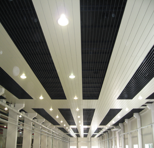 ..Architect-Interior~~: Louver-Metal False Ceiling