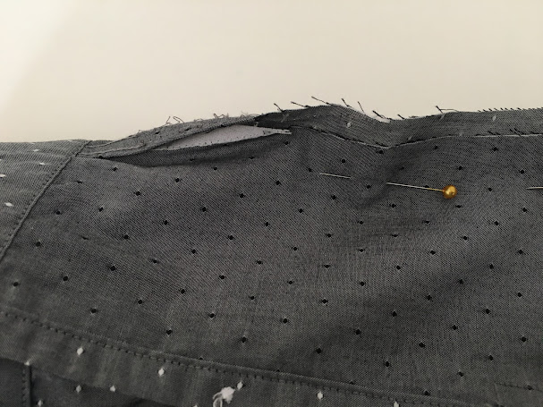 sewcreatelive: Men's Dress Shirt--How to Taper Sides