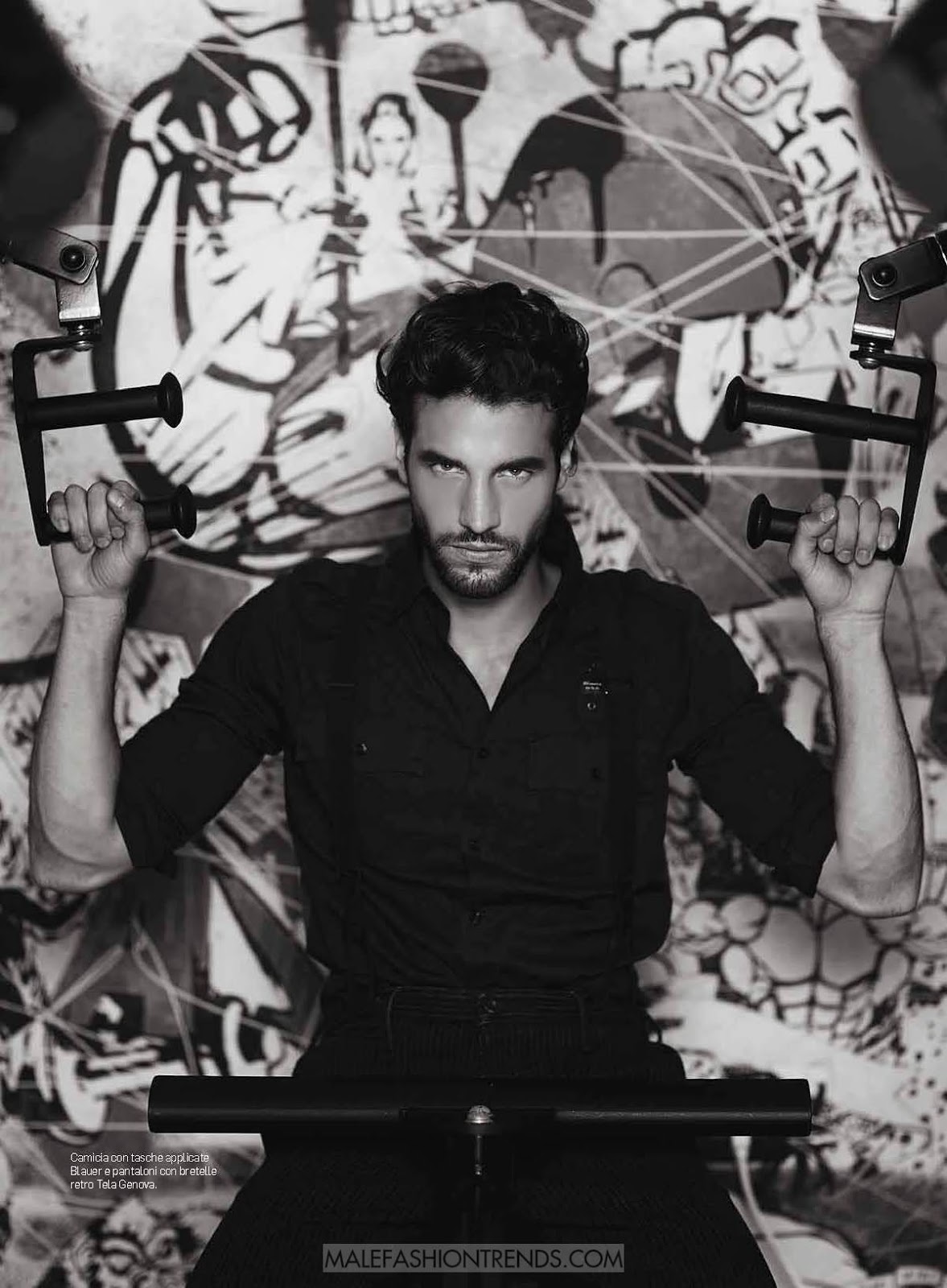 Paul Ferrari por Eleonora Parodi para Men's Health Italia