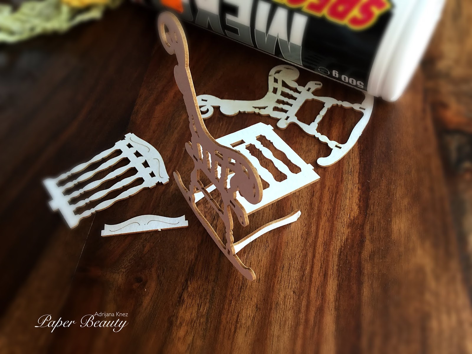 Paper Beauty AK: Step by Step Photo Tutorial “3D Rocking Chair” for ...