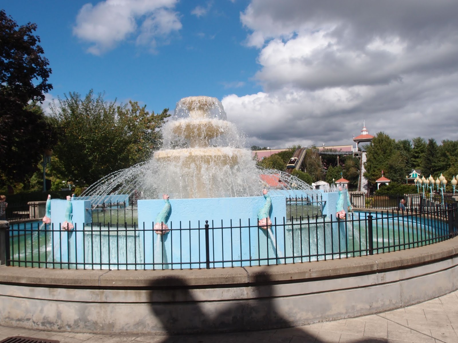 Bayern Kurve Blog: Kennywood Postcards - Then and Now!