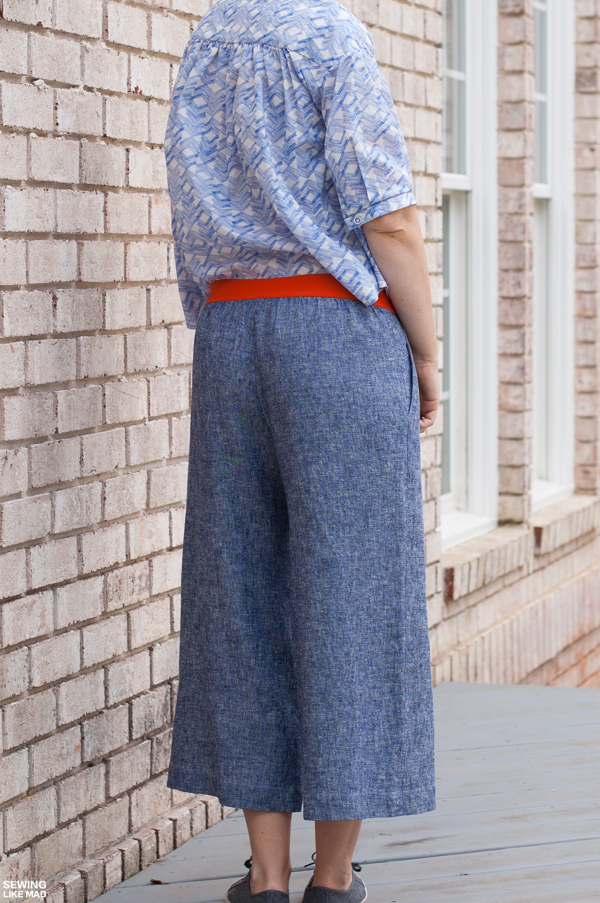 Sewing Like Mad: The Emerson Crop Pants by True Bias