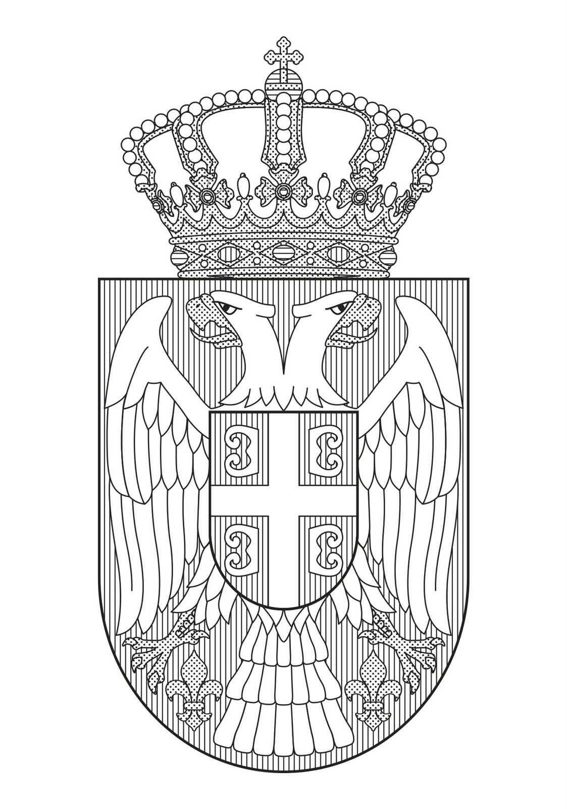 Zastava i grb Srbije - Serbian flag & coat of arms: Grb Srbije - Srpski ...