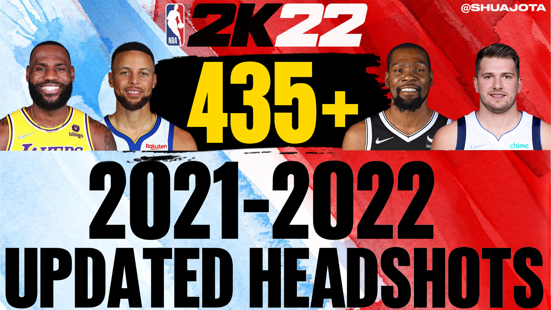 NBA 2K22 2021-2022 435+ Headshots (All 30 Teams) Portrait Pack by ...