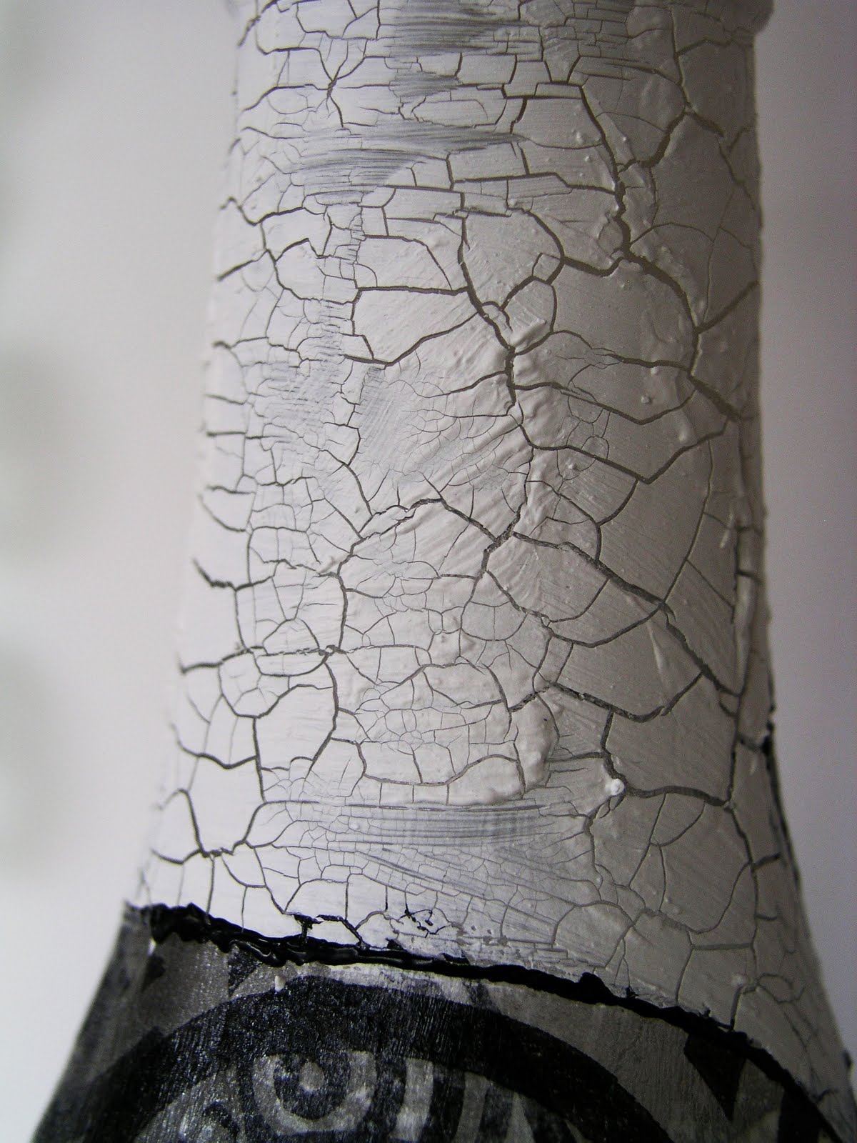 creativ art - hobby: Decupajul pe sticla si pasta de crapare 3D