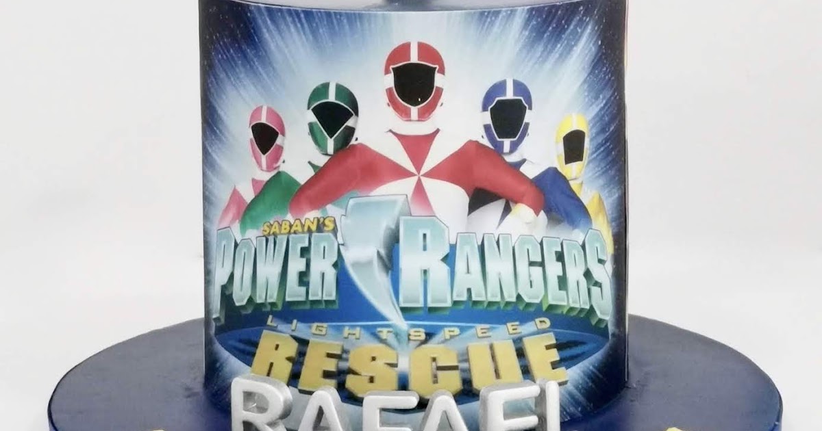 Celebrate with Cake!: Power ranger featuring Pink Ranger Single tier Cake