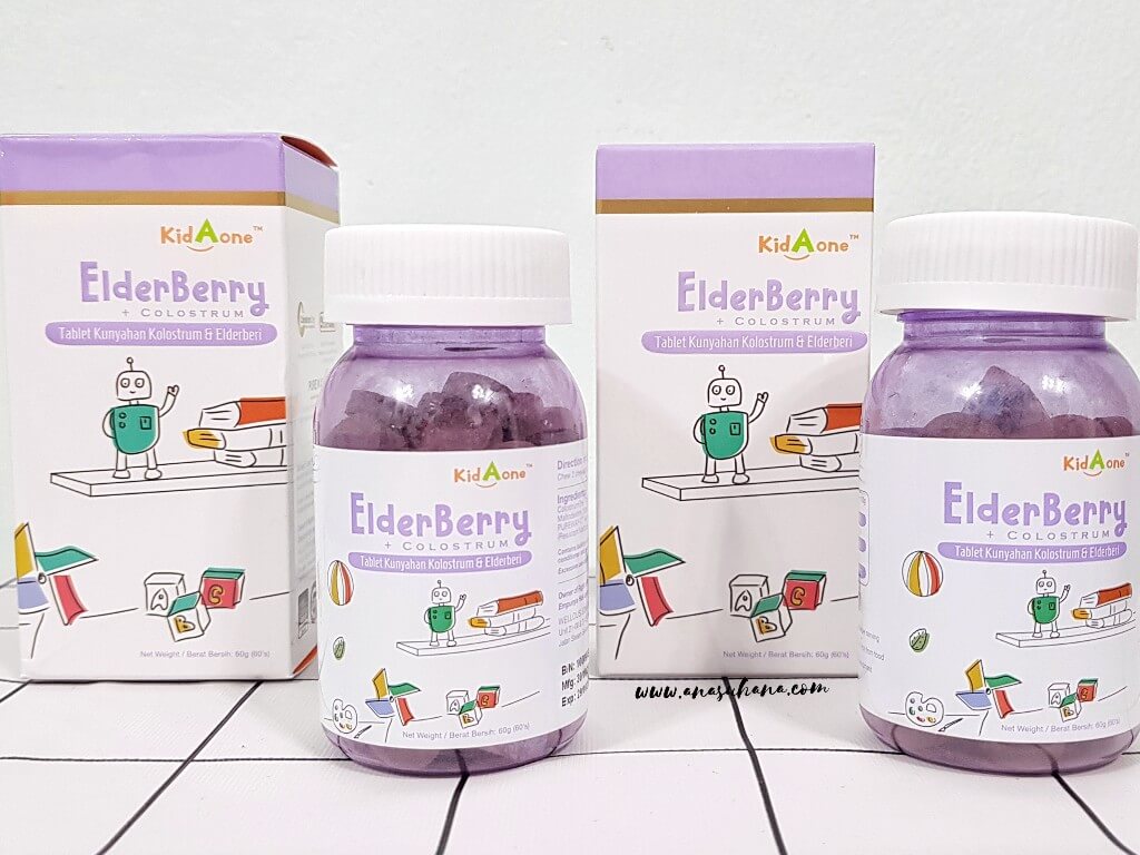 Tingkatkan Sistem Imun Anak-anak dengan KidAone ElderBerry & COLOSTRUM ...