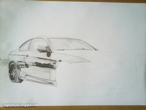 Ragero rajzai blog: BMW M3 - Grafit rajz