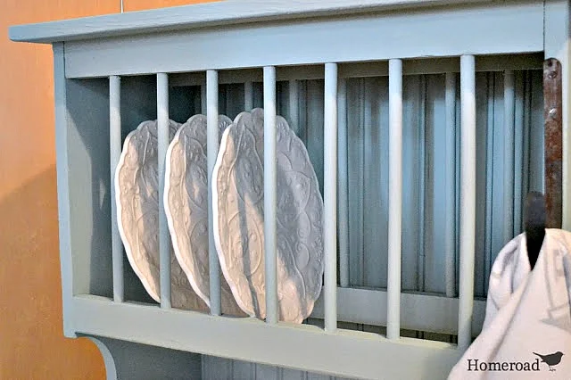 Creating a Farmhouse Style Dish Rack