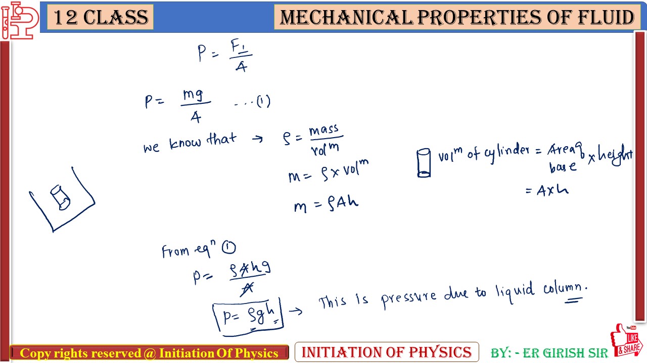 03. Mechanical Properties of Fluid - INITIATION OF PHYSICS