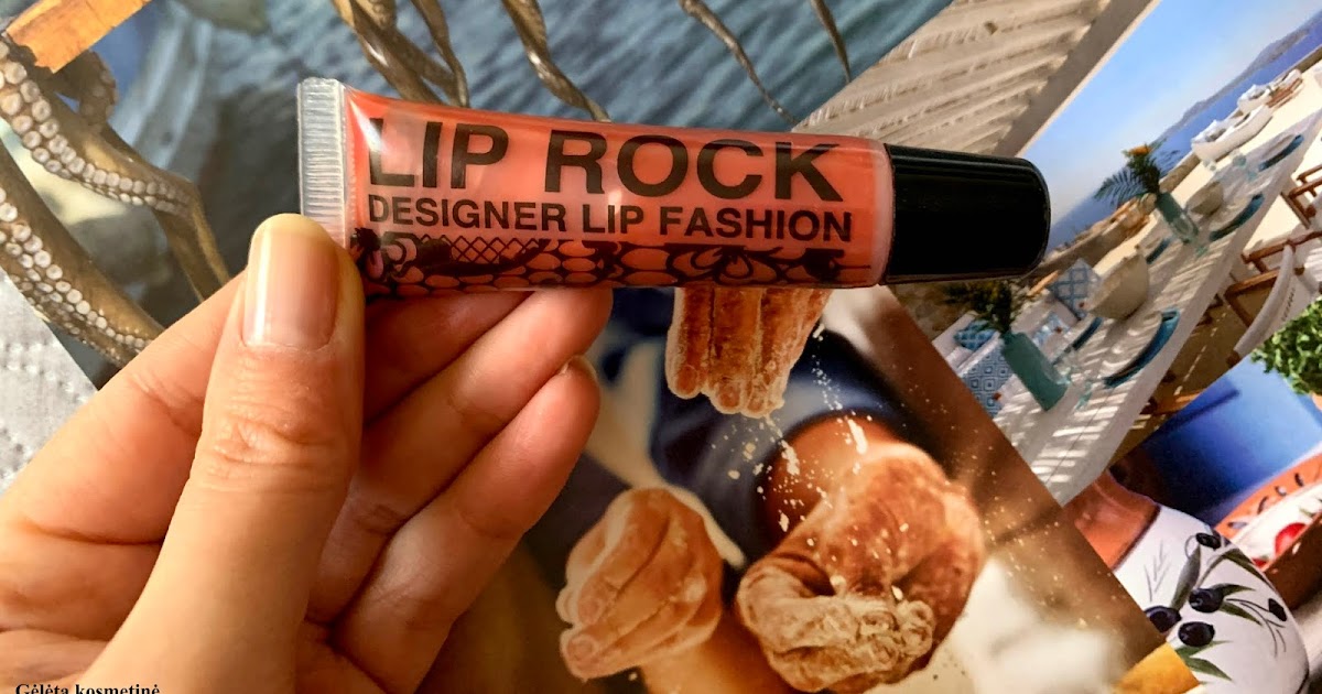 LIP ROCK Designer Lip Fashion lūpų blizgesys "Rose"