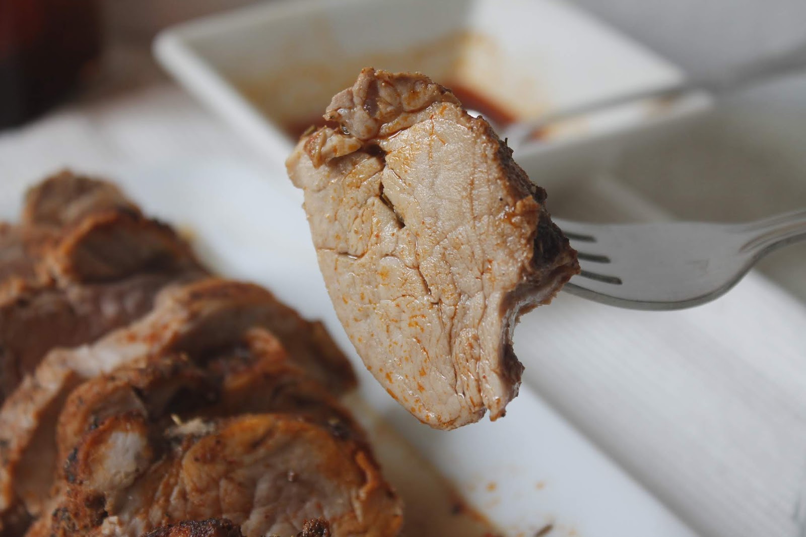 Solomillo de cerdo adobado ~ Con sabor a huerto