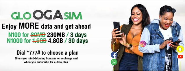 Enjoy More Data And Mind Blowing Bonuses With Glo Oga SIM Get 230MB enjoy-more-data-and-mind-blowing-bonuses-with-glo-oga-sim-get-230mb