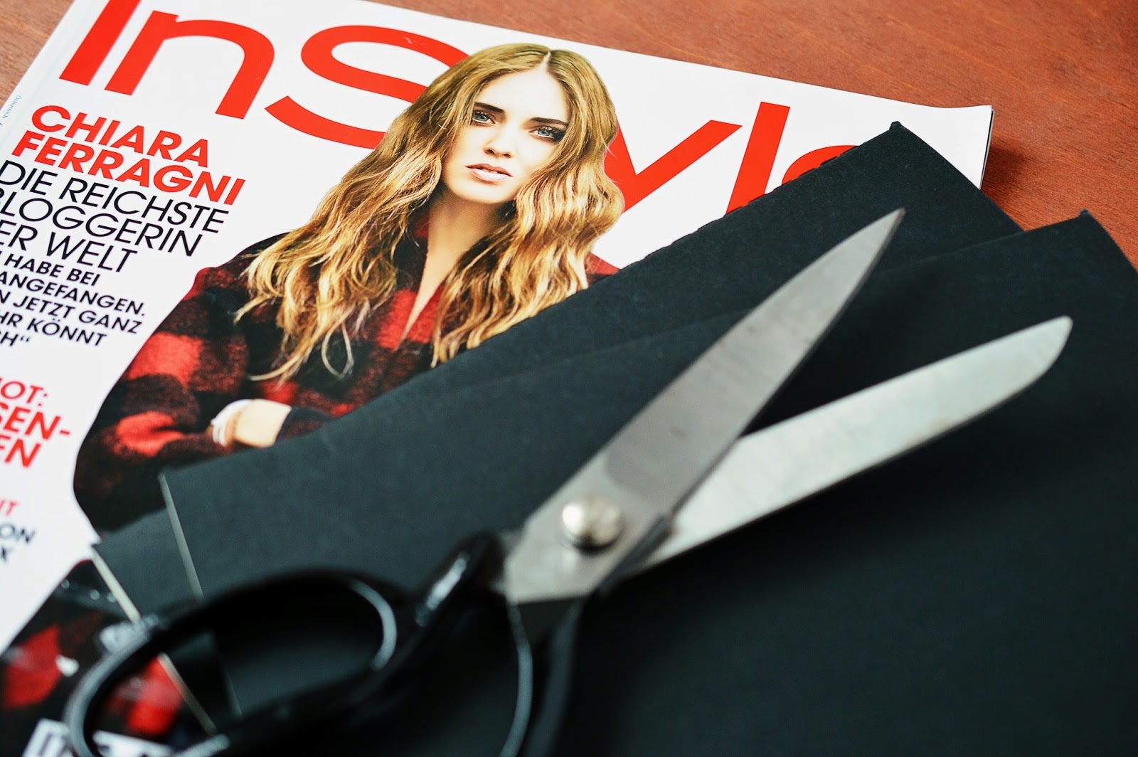 Notebook Inside Vogue Magazine