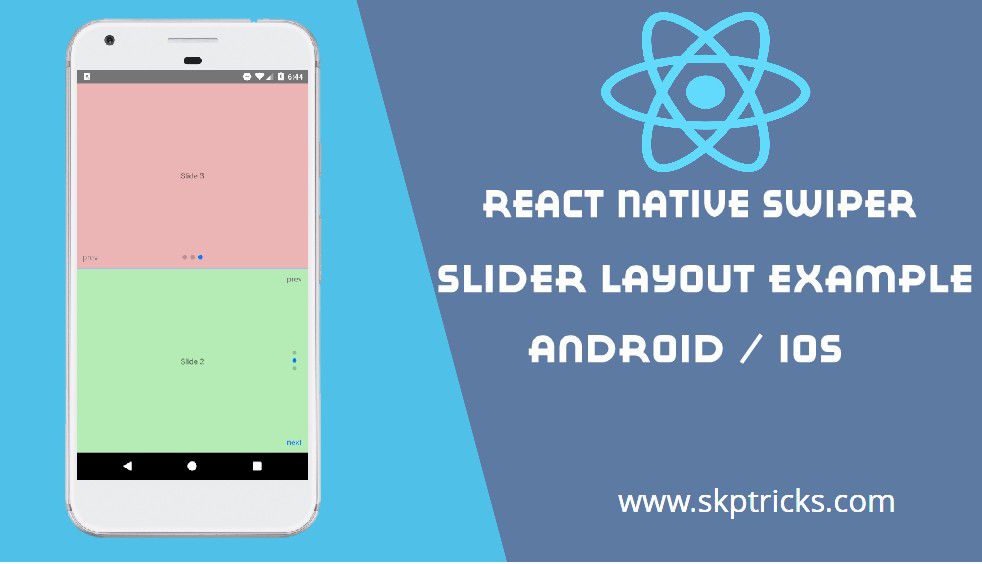React Native Swiper Slider Layout Example | SKPTRICKS React Native Swiper Slider Layout Example | SKPTRICKS