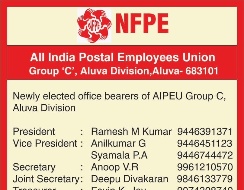 CONTACT US - NFPE ALUVA