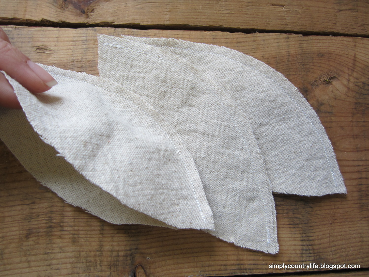 Simply Country Life: Handmade Fall Drop Cloth Pumpkins