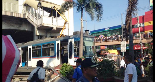 PASAY CITY: Defective MRT Train Crashes Through The Wall ~ Travel ...
