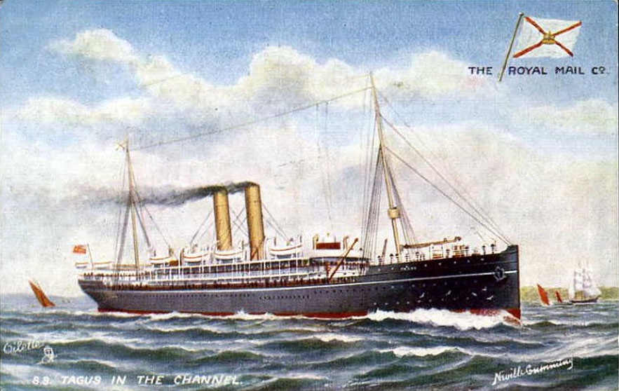 Vapor Tagus – 21 de julho de 1877 ~ Itália