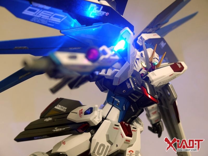 Gundam Family: MG 1/100 Freedom Gundam Custom Build with LED