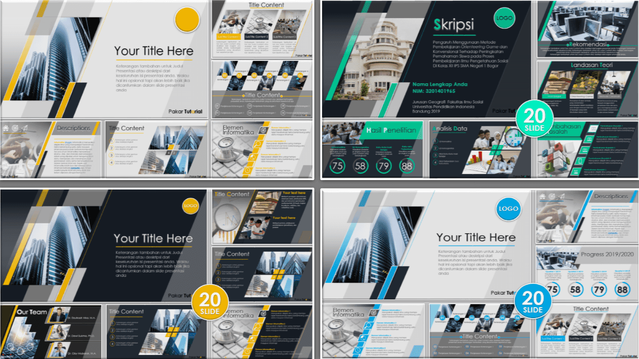 Template PowerPoint Pro yang Siap Pakai - PAKAR TUTORIAL