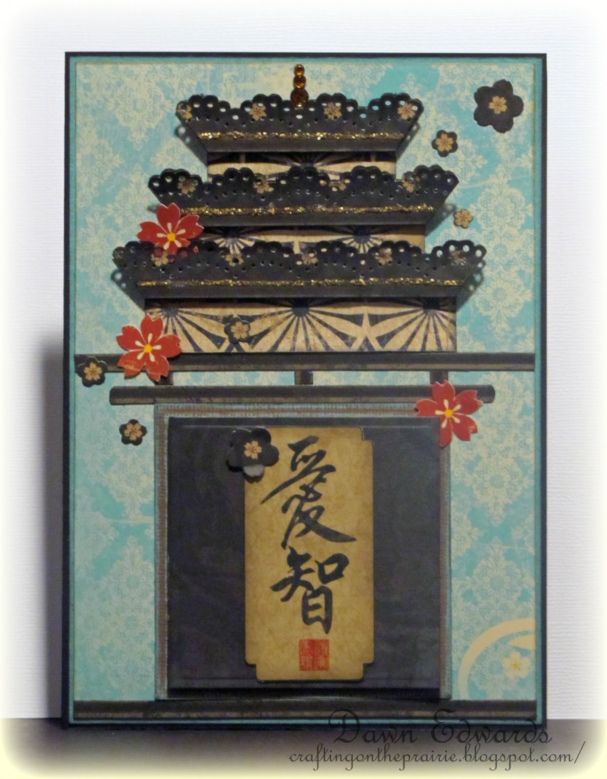 Crafting on the Prairie: Masculine card "serenity temple"