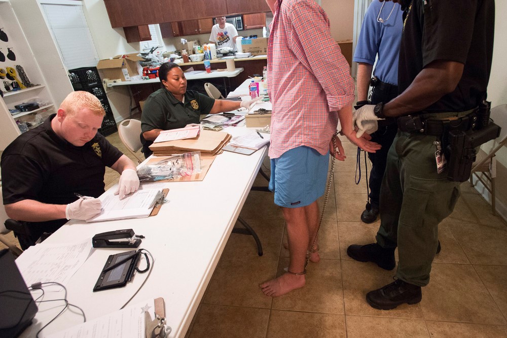 Guys Cuffed and Jailed: Spring Breakers Arrested