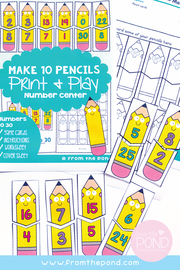 Making 10, 20 or 30 in Addition | From the Pond