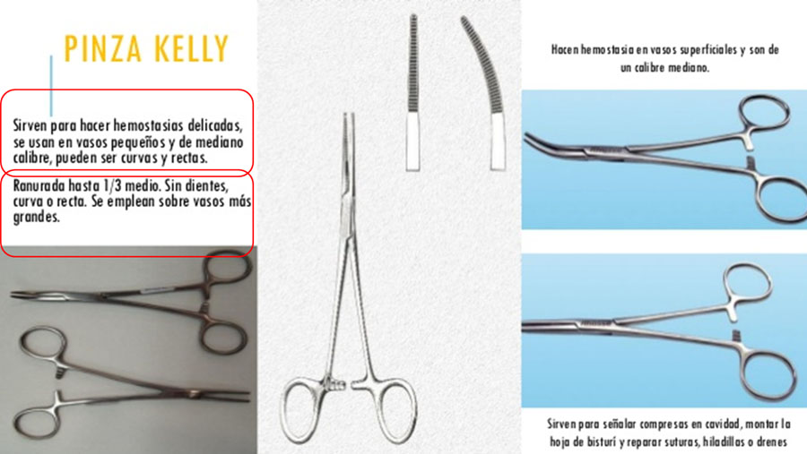 ENFERMERIA QUIRURGICA: INSTRUMENTAL PARA HEMOSTASIA