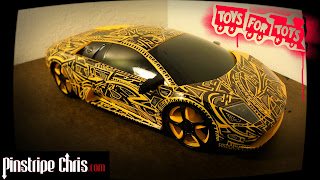 Pinstripe Chris: Sharpie (toy) Lamborghini Toys for Tots Donation