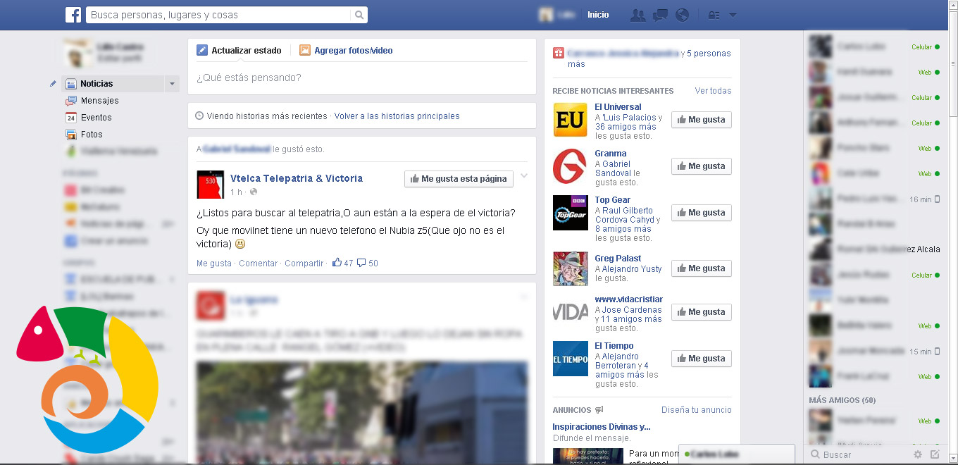 Nuevo Inicio de Facebook 2014 | Ditecna