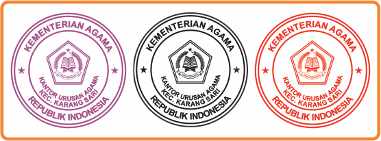 Contoh Stempel Kementerian Agama Republik Indonesia Free Download Cdr ...