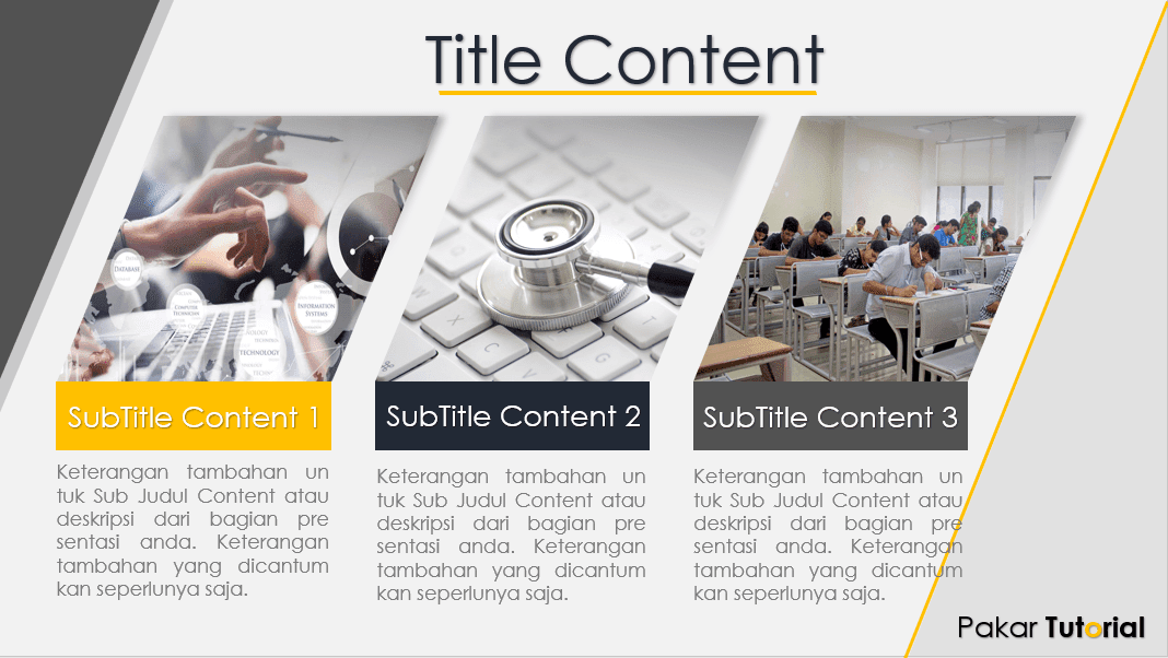 Contoh Power Point Presentasi Para Profesional - PAKAR TUTORIAL