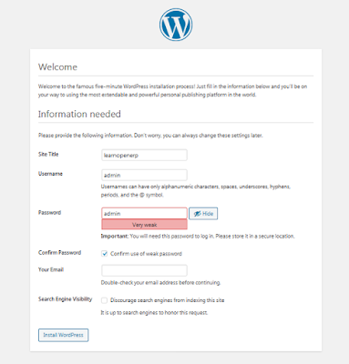 How to install wordpress on localhost xampp