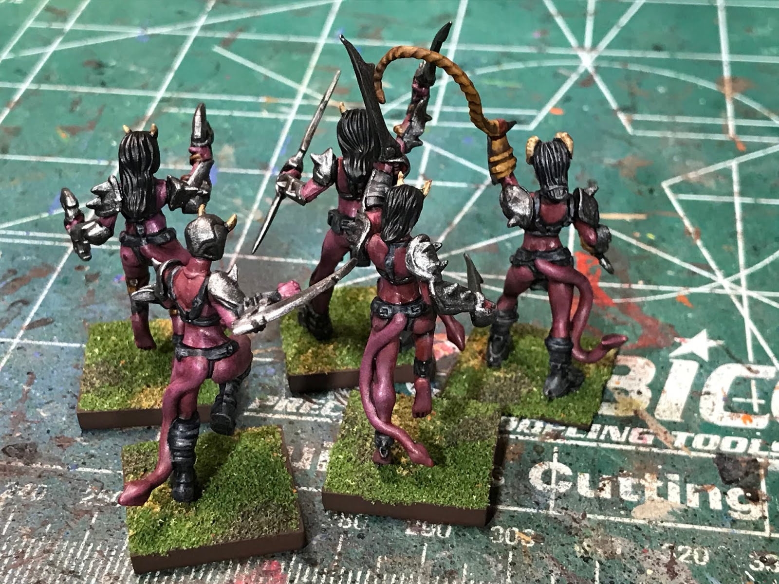 Sean's Gaming and Shooting Blog: Painting Succubus Models from Mantic ...