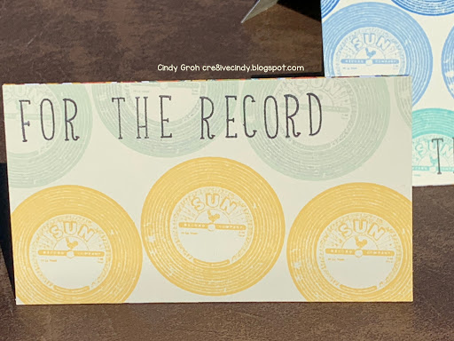 Cre8iveCindy: Deep Red Stamps For the Record Cards