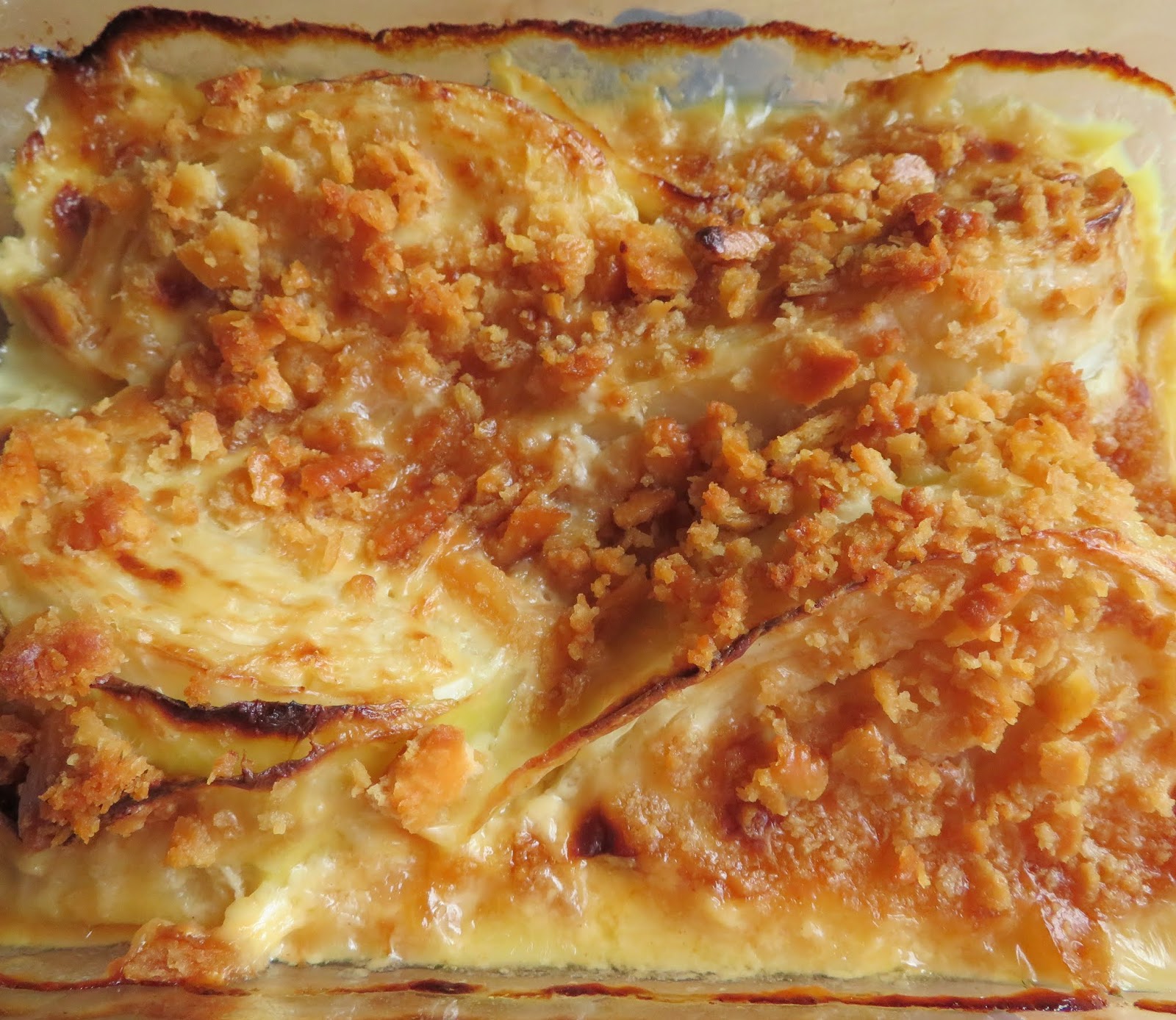 Cabbage, Cheese & Mustard Gratin for two | The English Kitchen