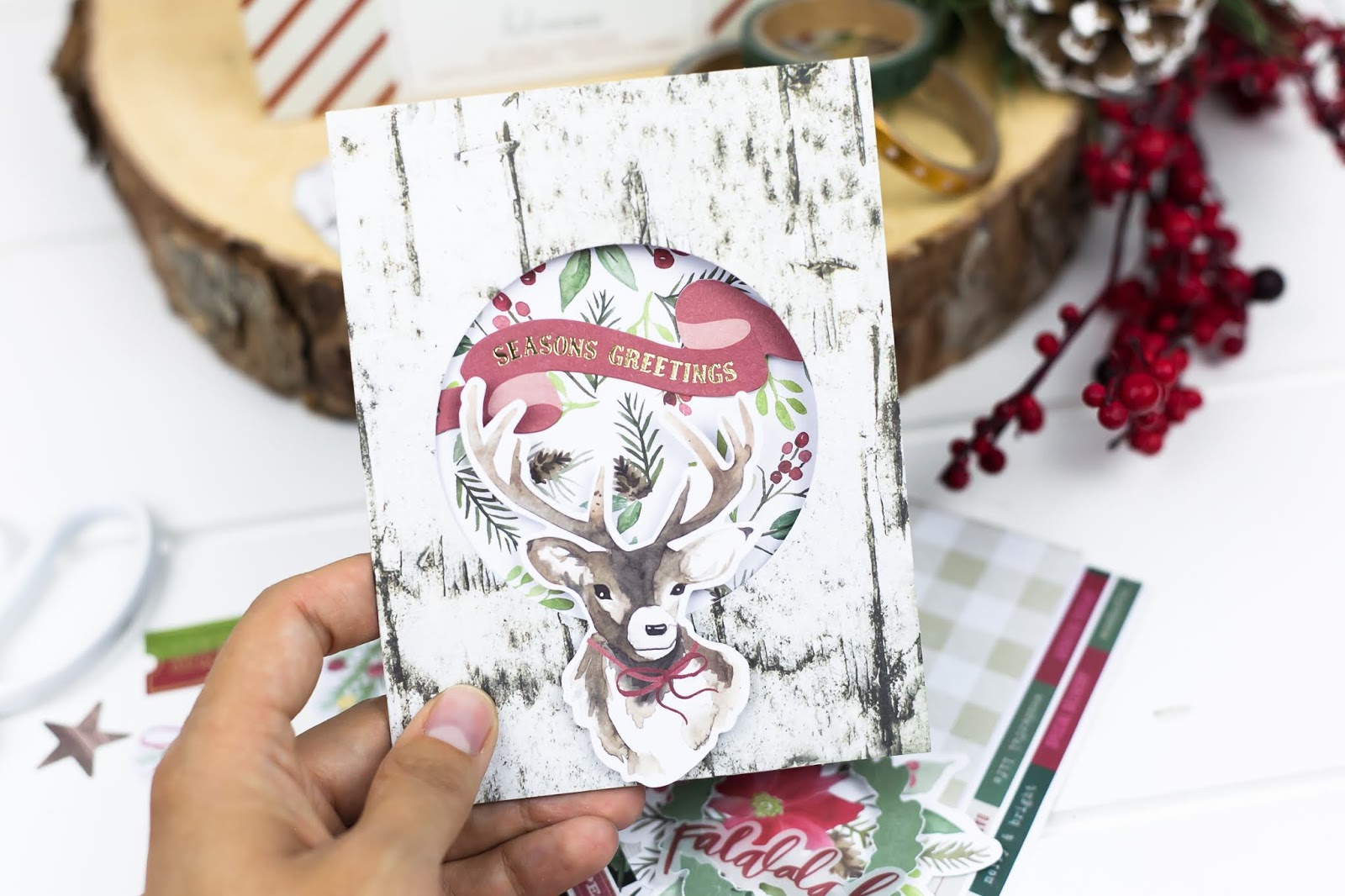 WINTER WONDERLAND I HOLIDAY CARD MAKING - Simple Reflections of my Everyday