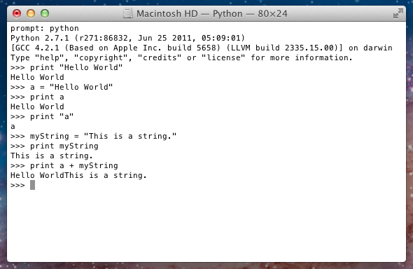 Getting Started With Python Lesson 1 Print And Variables