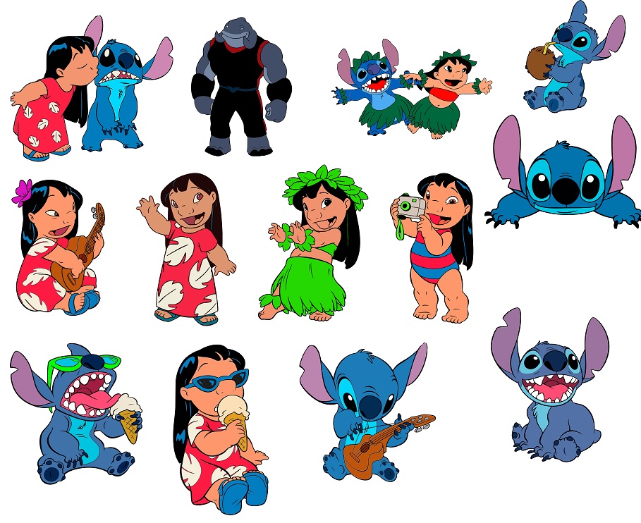 Stitch Stickers Svg