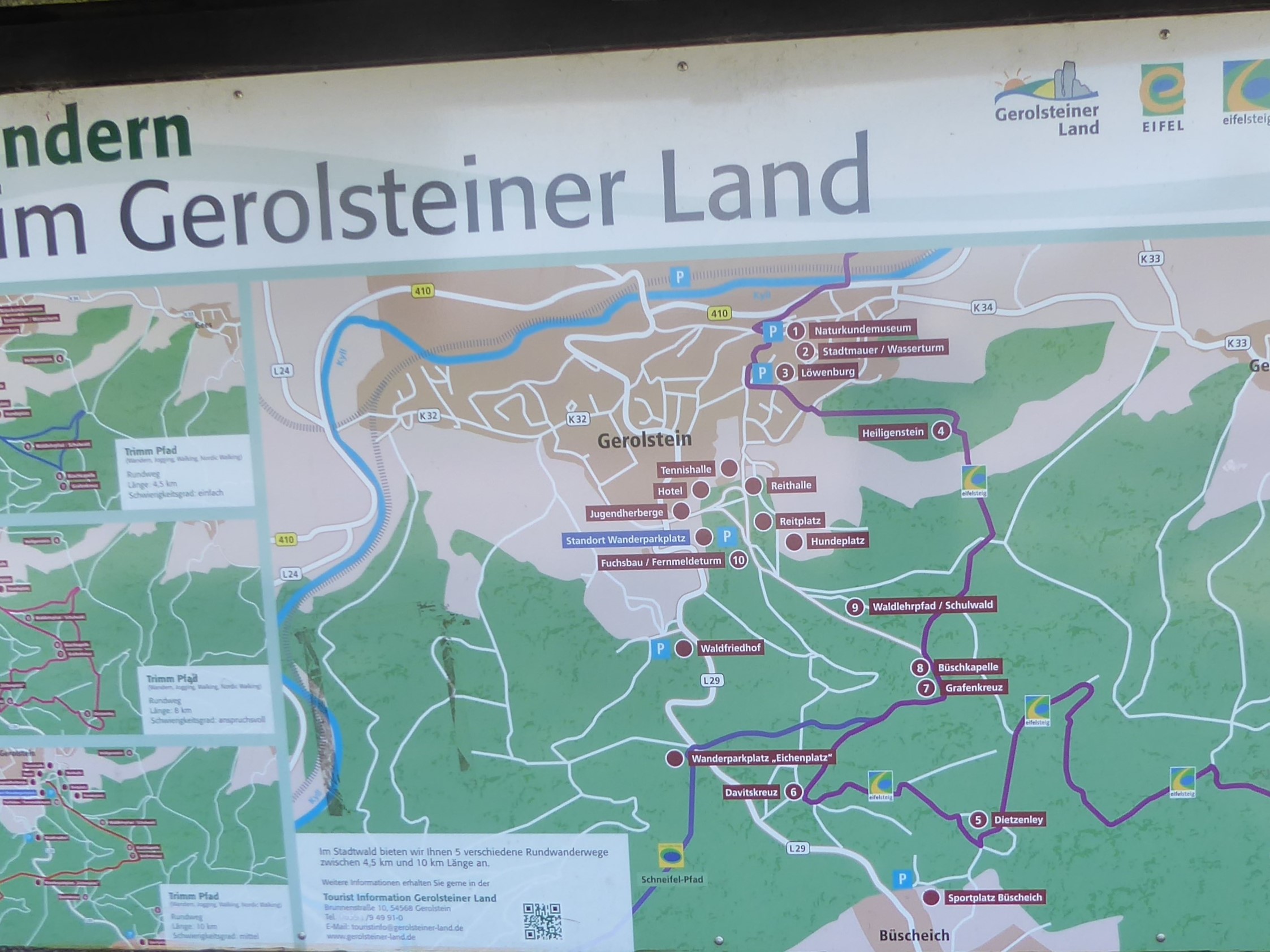 Mijn wandelblog: Wandeling in Gerolstein (Duitsland, aan de Eifel) 7 km