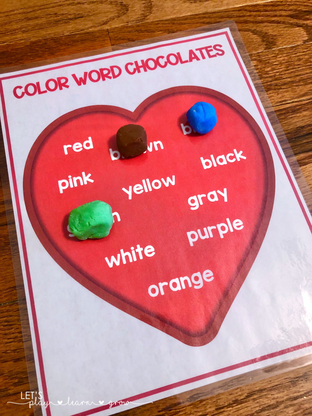 Valentine's Day Free Printables | Lets Play.Learn.Grow