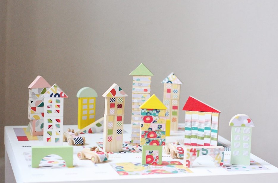 DIY Block City Table