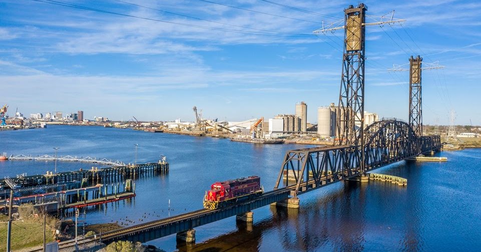 Industrial History: Bridges over South Branch Elizabeth River south of ...