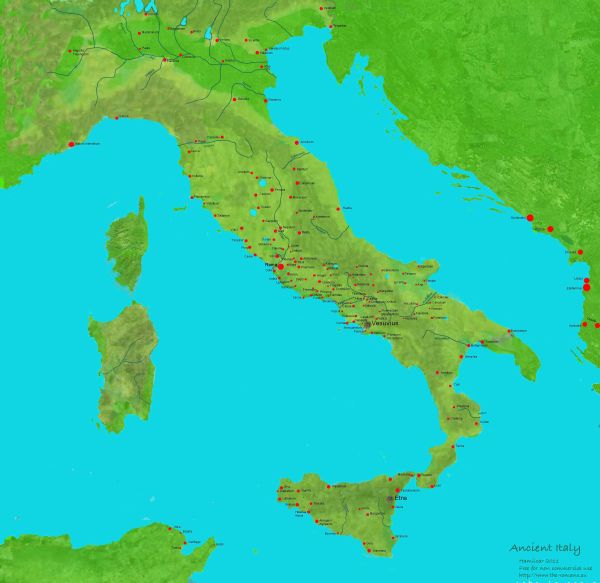 Grymvald Gazetteer: Mapping Monday - Etruscan, Roman, & Italian Maps