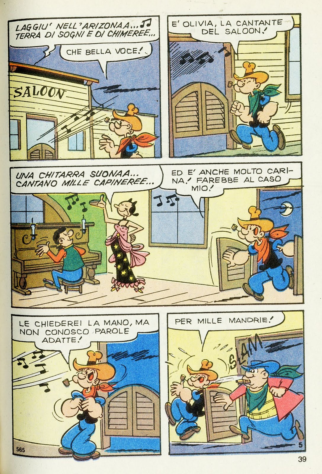 Retronika: Comics Braccio di Ferro tutto colore numero doppio n.13 Ottobre 1992 Editoriale Metro ...